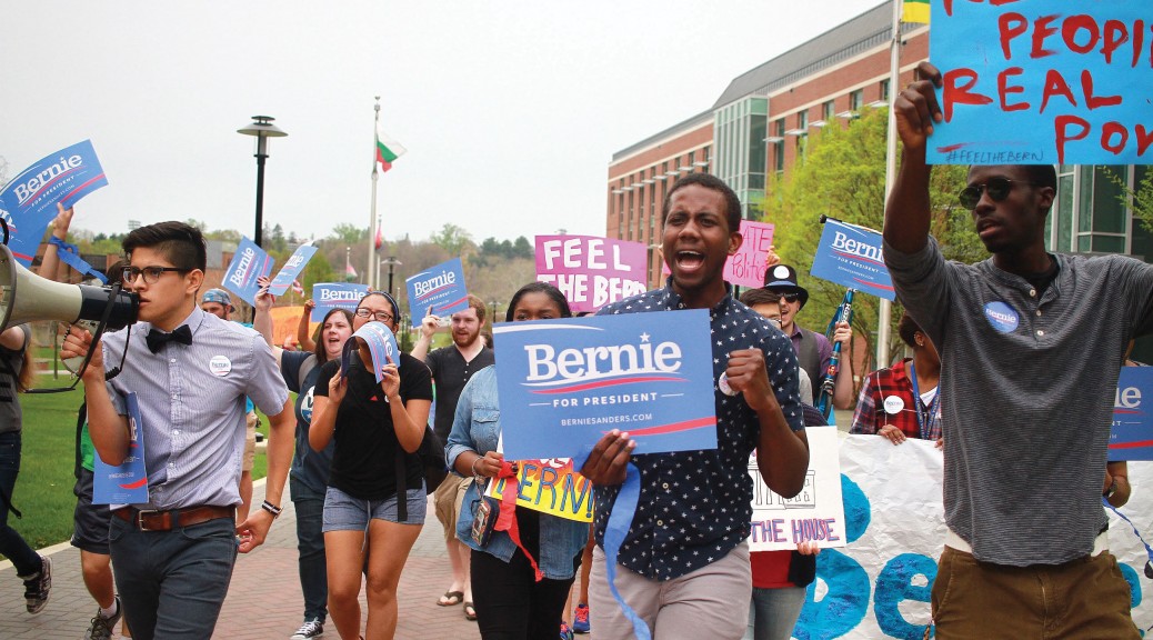 TU feels the bern at on-campus Bernie Sanders rally