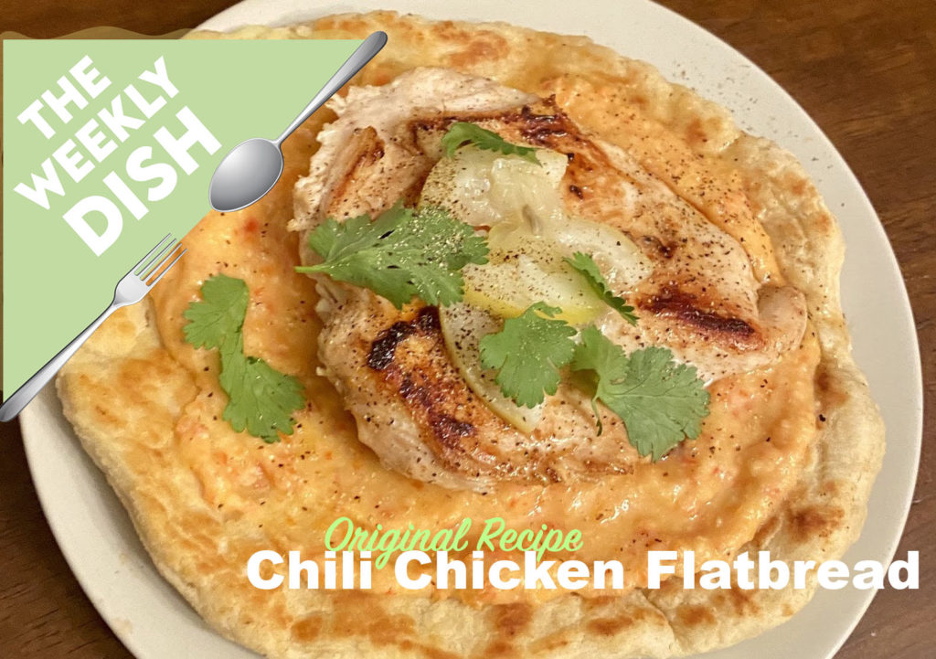 Spice things up with this original chili chicken flatbread recipe