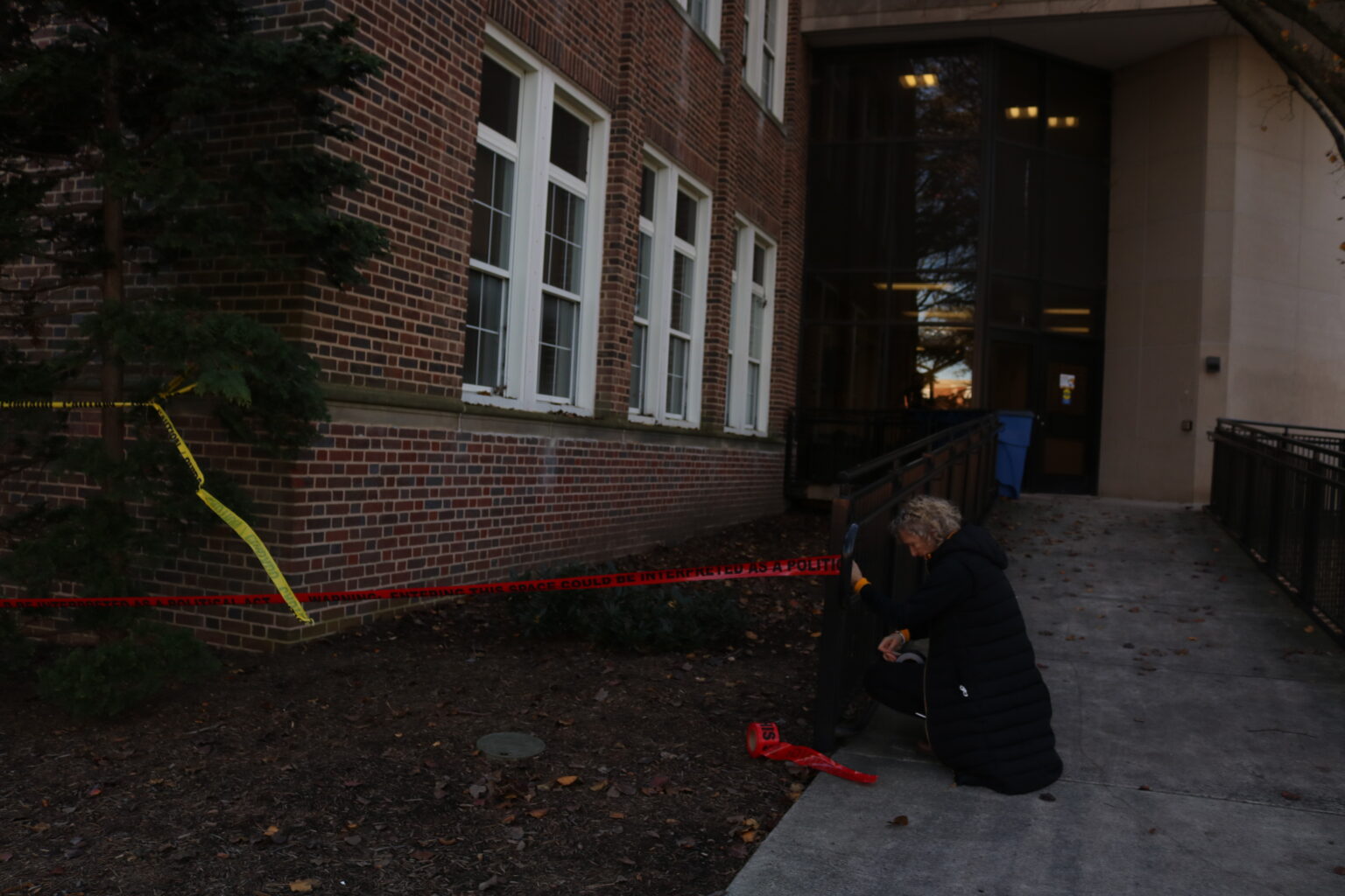 Towson holds dedication ceremony for Vatz auditorium; protests occur