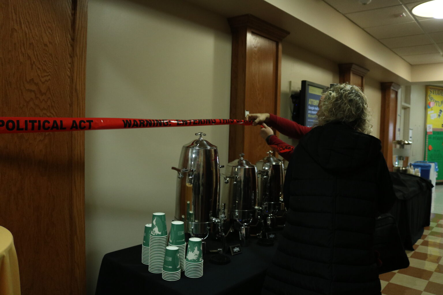 Towson holds dedication ceremony for Vatz auditorium; protests occur