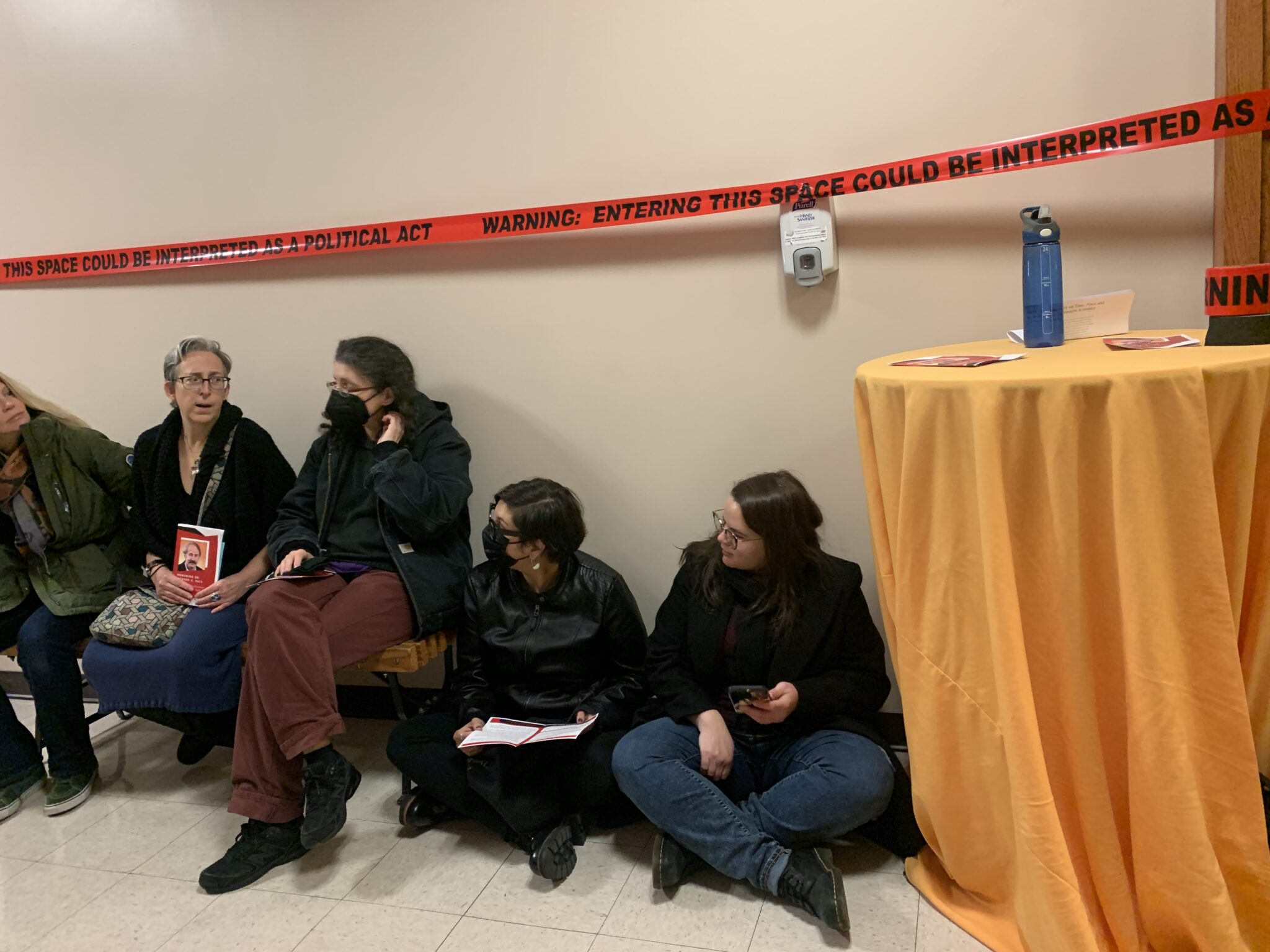 Towson holds dedication ceremony for Vatz auditorium; protests occur