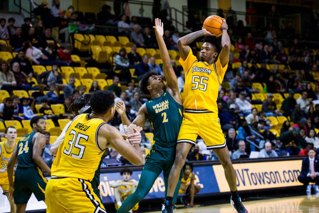 Towson Men’s Basketball defeats William & Mary behind Cam Holden triple-double