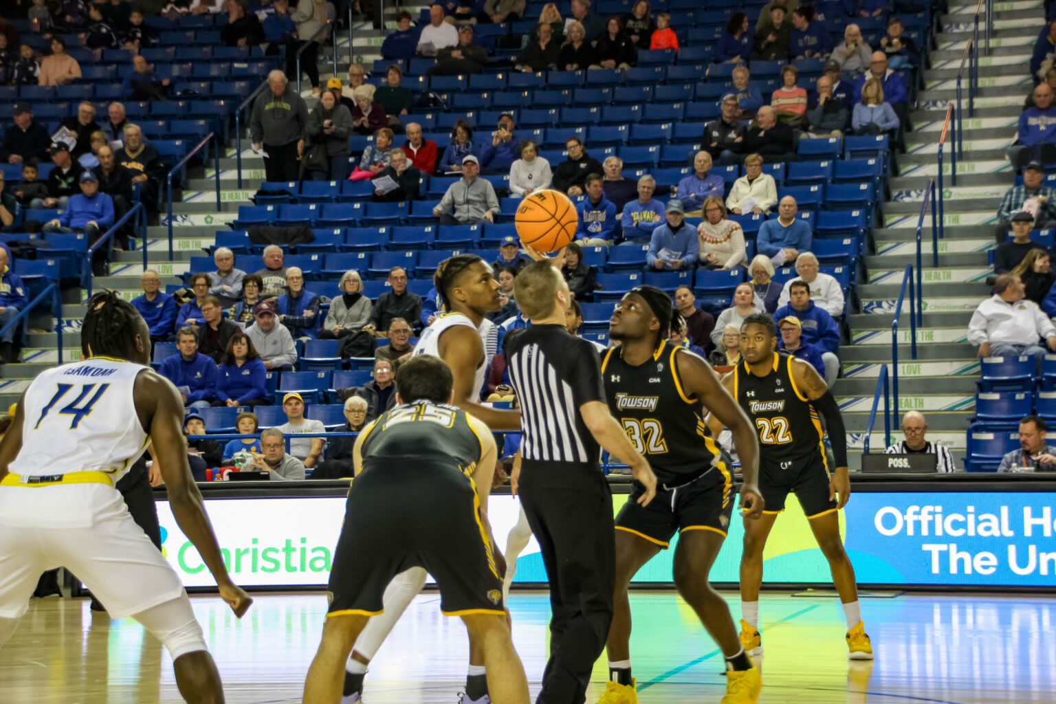 Towson Men’s Basketball snaps two game win streak in loss to UDel
