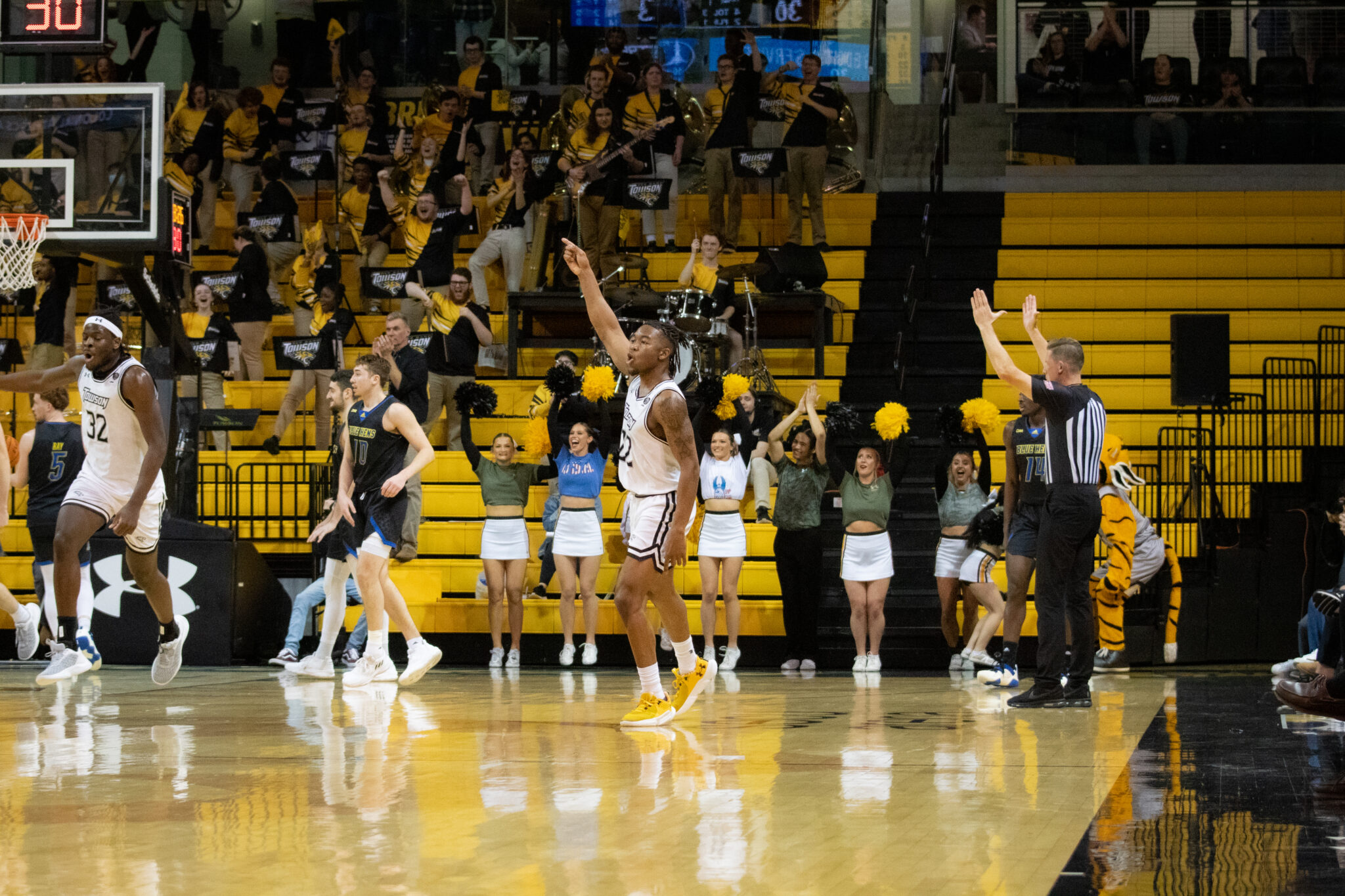 Towson Men’s Basketball earns important home win against rival Delaware