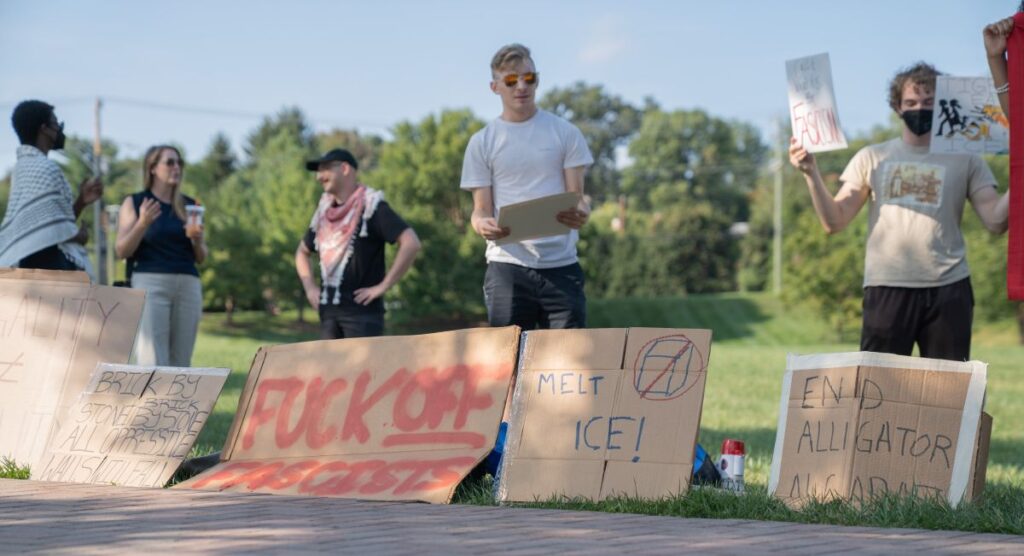 Students rally over Homeland Security’s presence, celebrate it backing ...